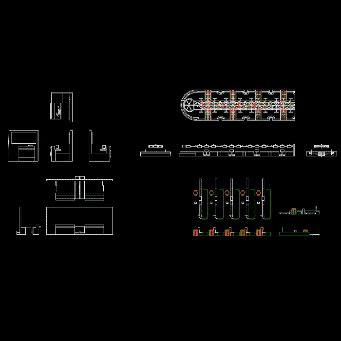 check in counter CAD Blocks in DWG - freedwgfile