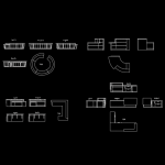reception desk DWG CAD Block 2D model - freedwgfile