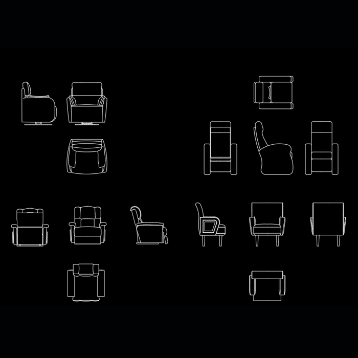 Round Chair Cad Block Elevation Dwg - Infoupdate.org
