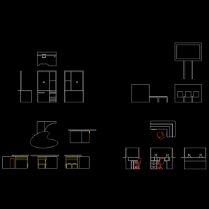 ticket counter DWG CAD Block free download - freedwgfile