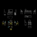 Dressing table DWG CAD Block, free download - freedwgfile