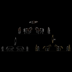 Horses DWG, free CAD Blocks in plan and elevation - freedwgfile