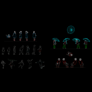 kids DWG CAD Blocks, free download - freedwgfile