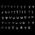 wall lamps in elevation view, free CAD Block - freedwgfile